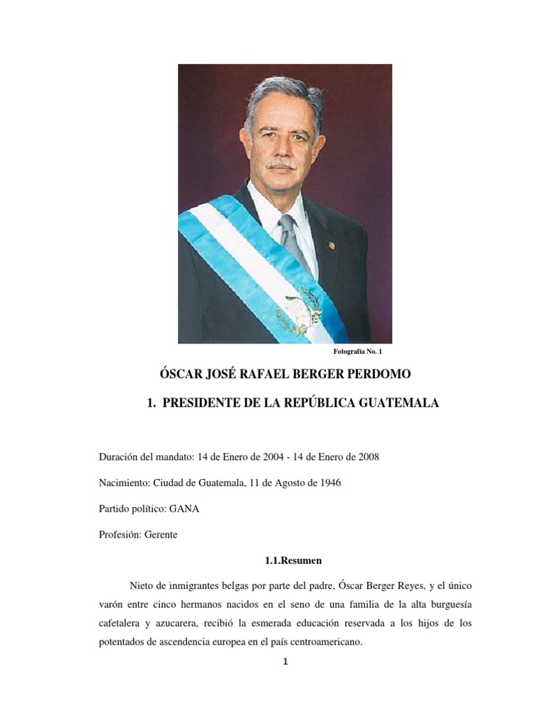 Óscar José Rafael Berger Perdom1 | PDF | Guatemala | Multilingüismo