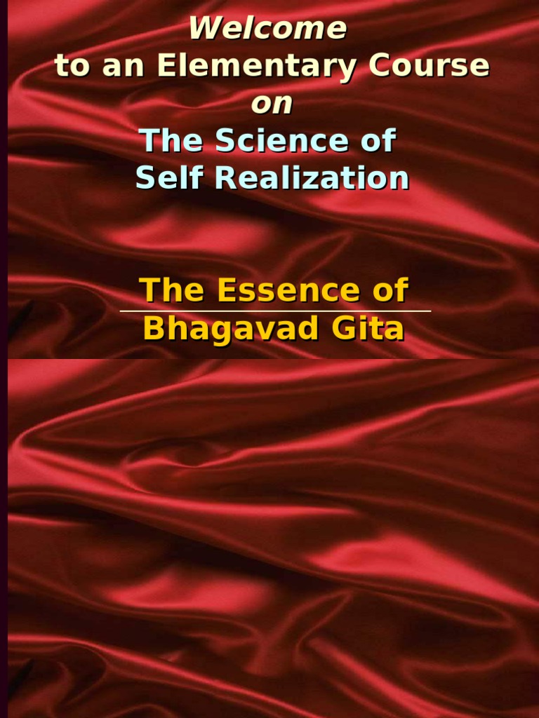 Science of Self Realisation | PDF | Yoga | Bhakti