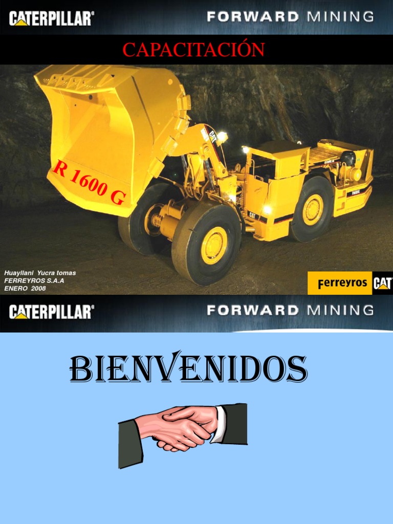 CAT R1600 Avances Tecnologicos | PDF | Transmisión (Mecánica) | Neumático
