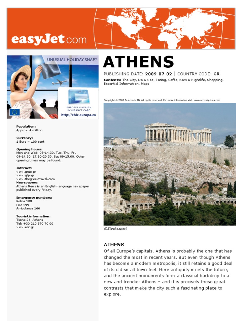 Athens Travel Guide: Explore History & Culture | PDF