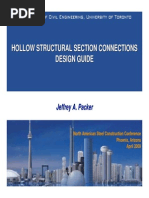 HSS Cap Plate Connection | PDF | Beam (Structure) | Yield (Engineering)
