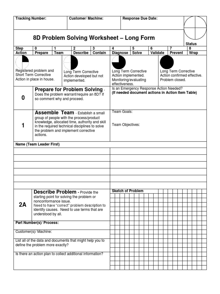 8D Form - Long | PDF | Causality | Business