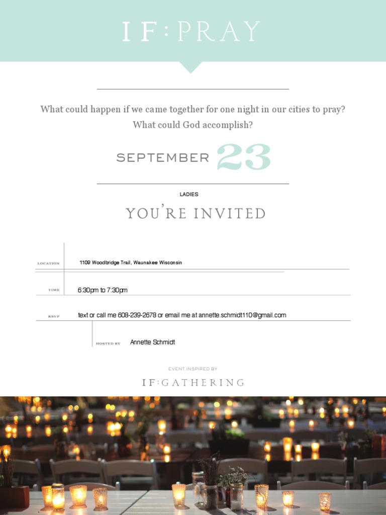 Pray - Invite 2 PDF | PDF