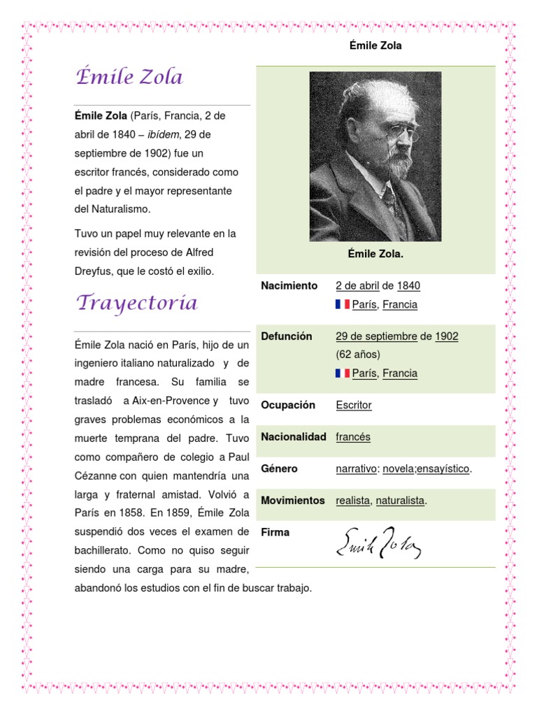 Émile Zola | PDF | Émile Zola