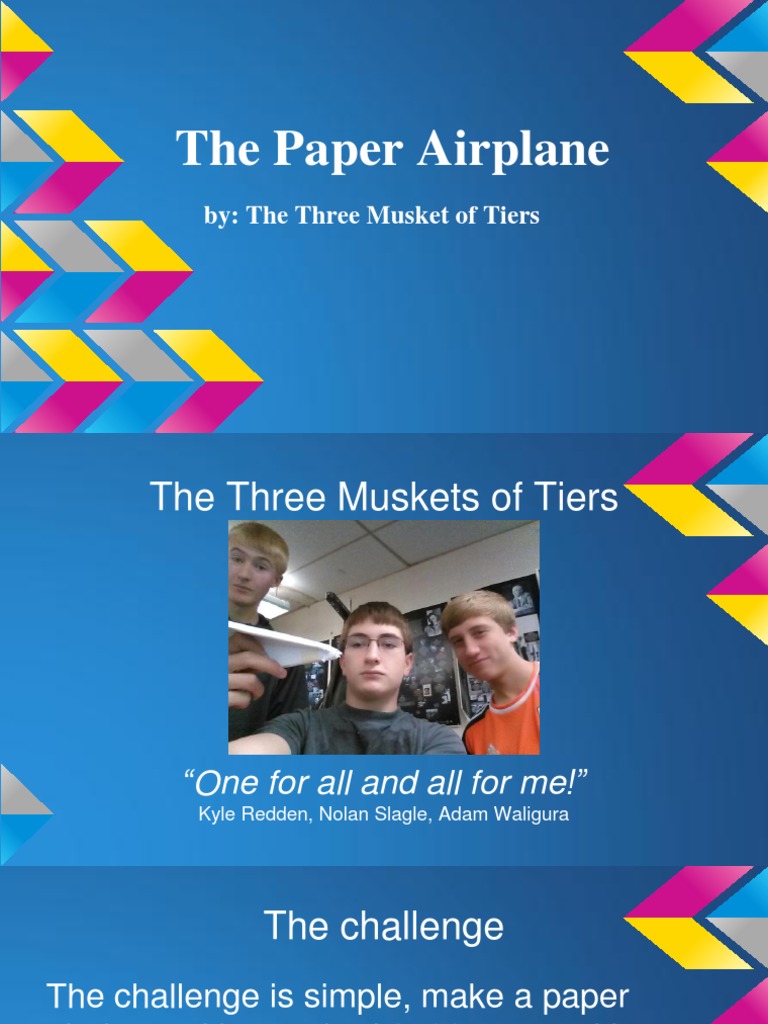 Paper Airplane Presentation 1 | PDF | Home & Garden | Science & Mathematics