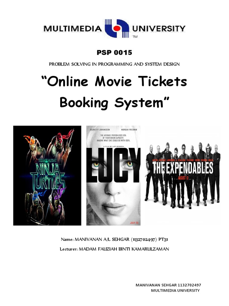 "Online Movie Tickets Booking System": Problem Solving in Programming and System Design | PDF ...