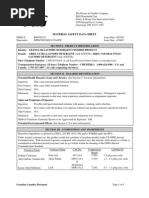 Tide Granular Detergent MSDS Overview | PDF | Waste Management | Surfactant