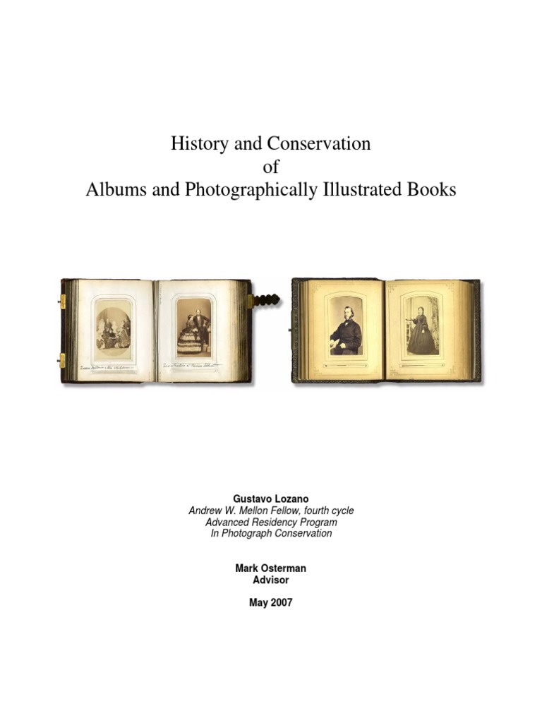 History and Conservation of Albums and Photographically Illustrated ...