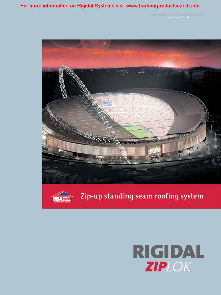 Rigidal Systems Standing Seam Roofing2 File000761 | PDF | Roof | Sheet ...