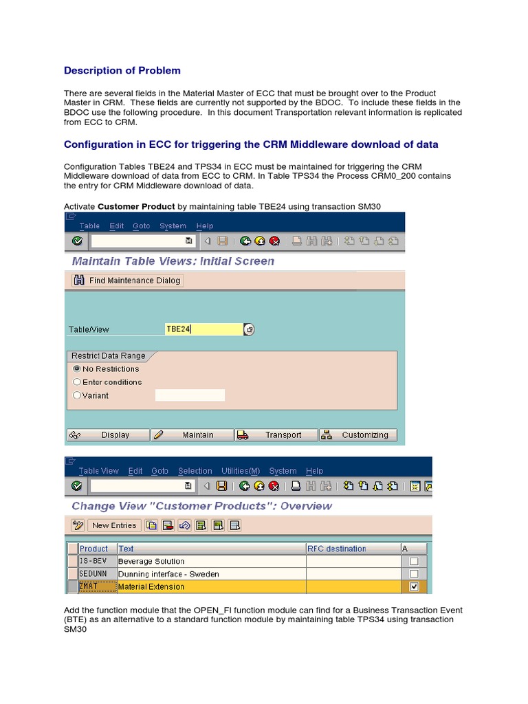 Bdoc Extension | PDF | Error Detection And Correction | Customer ...