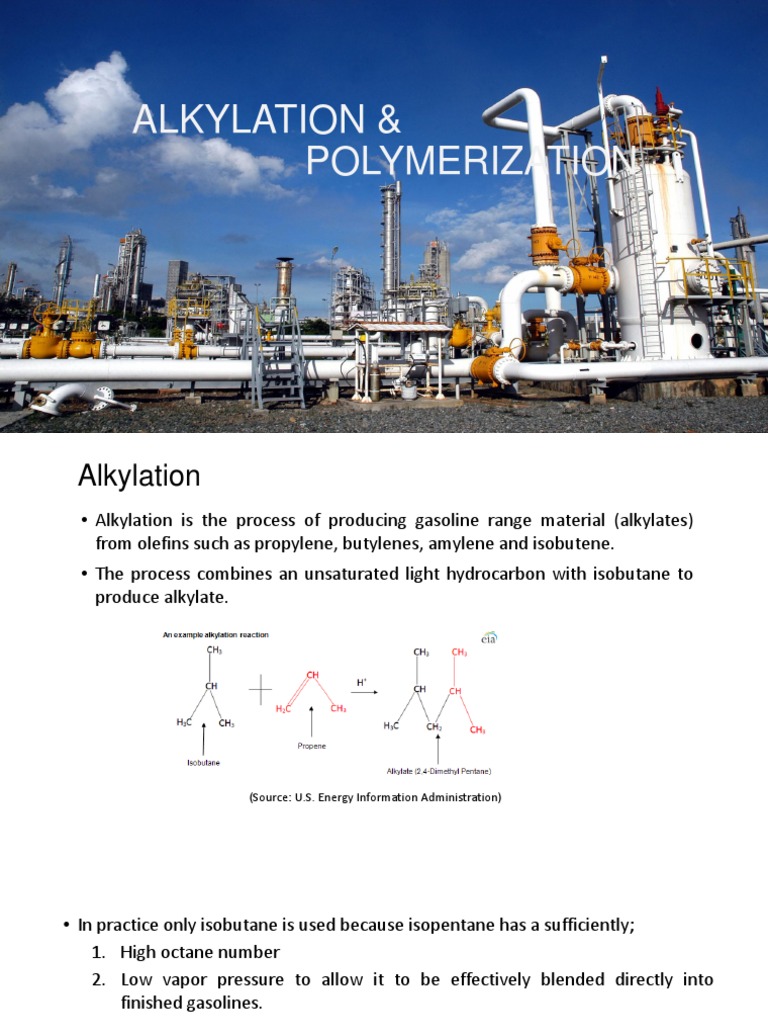 Alkylation and Polymerization Process | PDF | Alkene | Gasoline