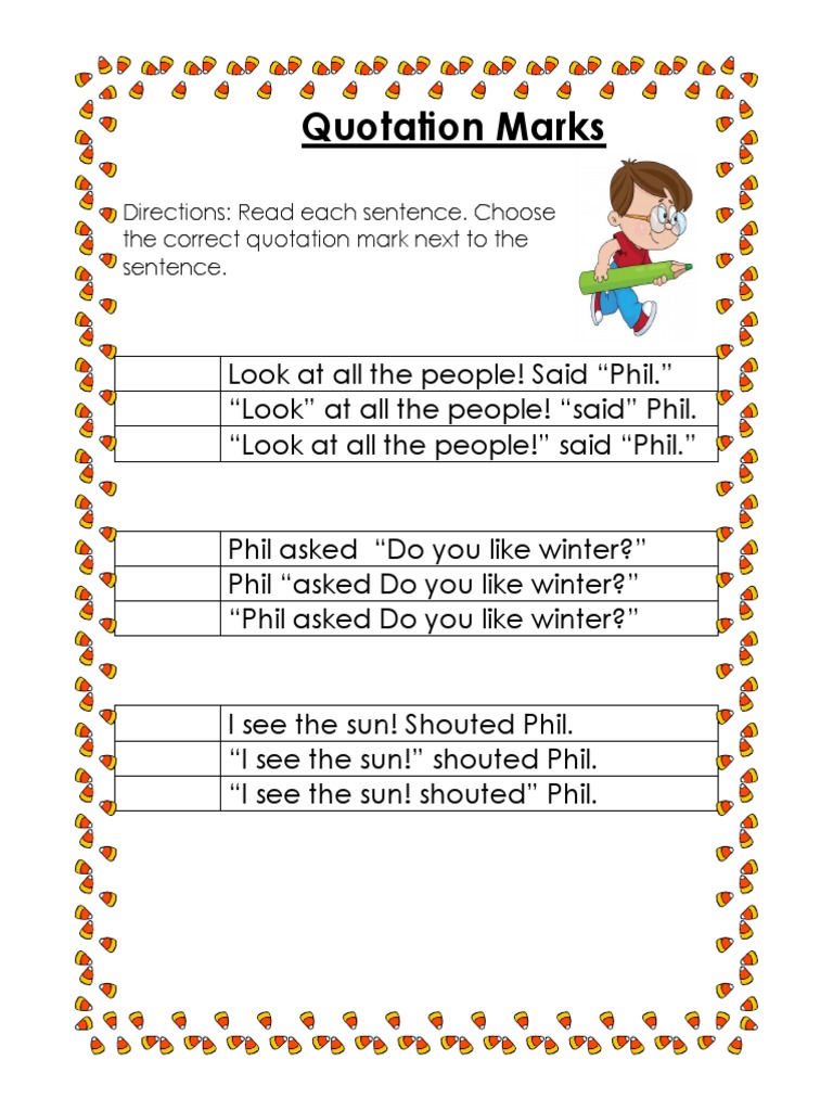 Quotation Marks | PDF