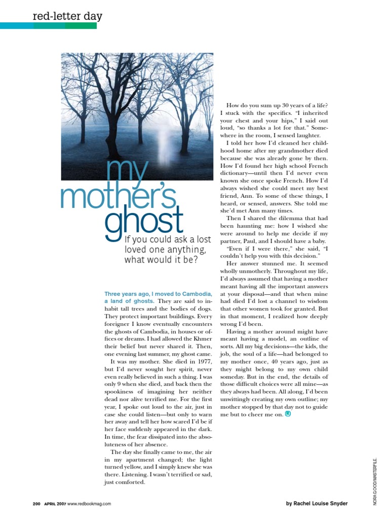 My Mother's Ghost | PDF | Ghosts