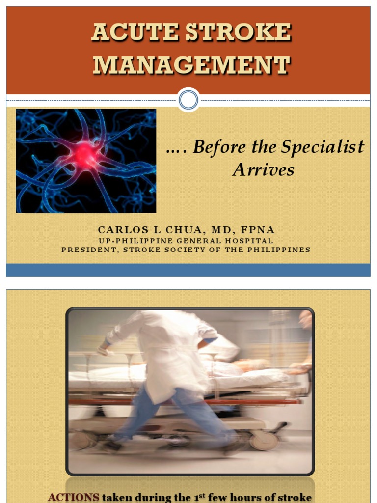 Acute Stroke Management Guide | PDF | Stroke | Ischemia