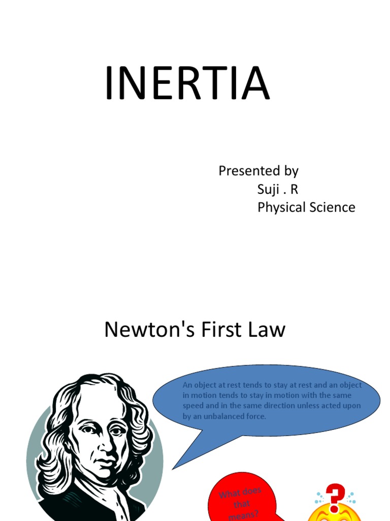 Understanding Inertia in Physics | PDF