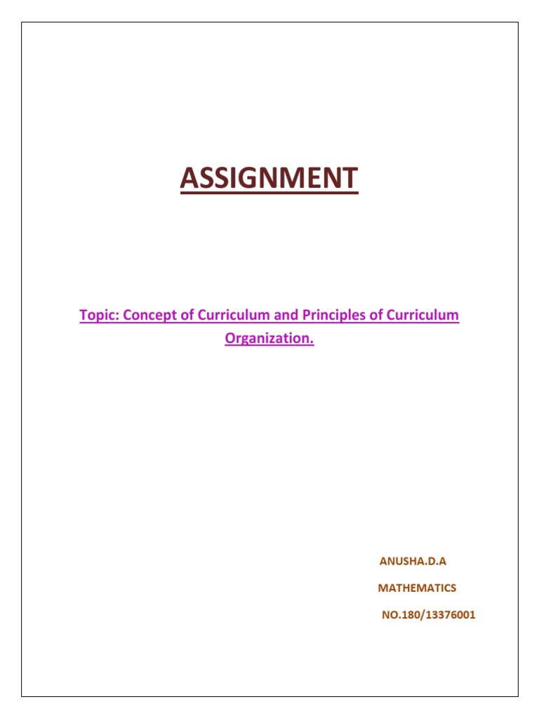 Curriculum Principles in Mathematics | PDF | Curriculum | Teaching ...