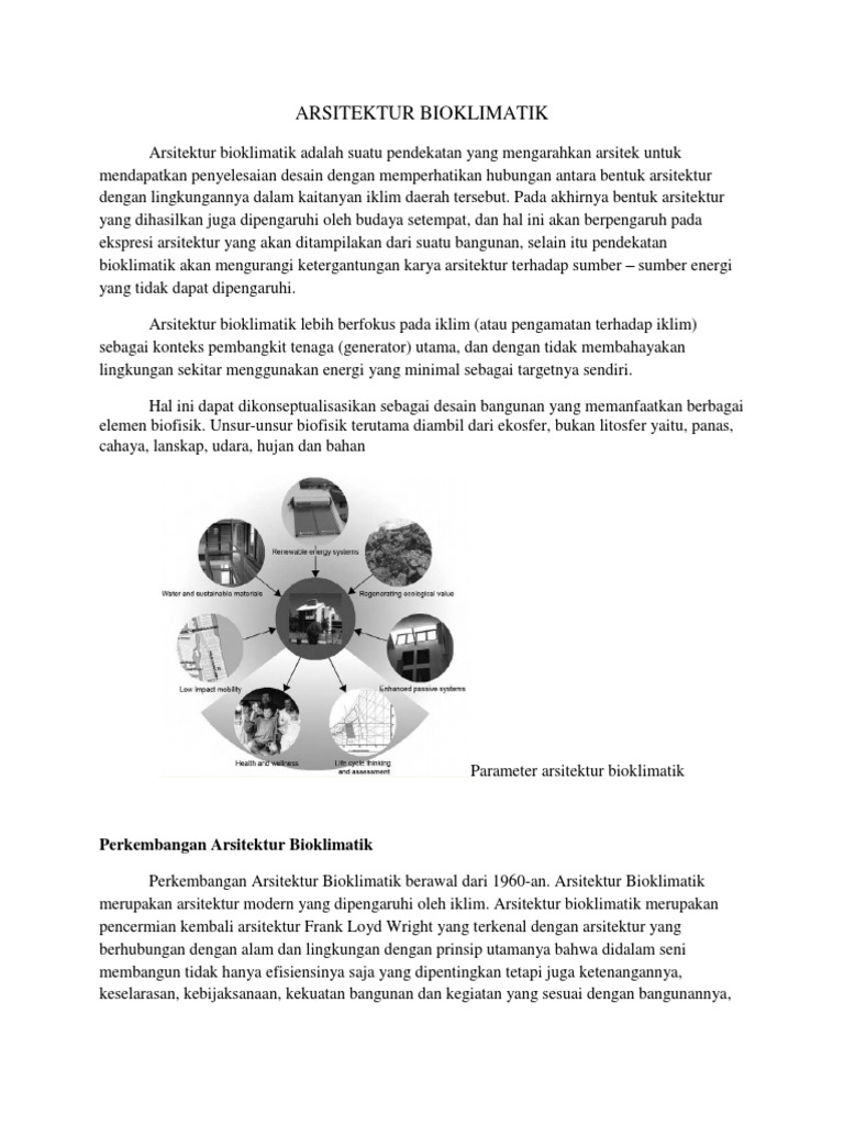 Arsitektur Bioklimatik | PDF