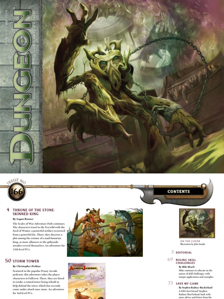Dungeon #166 | PDF | Dungeons & Dragons | D20 System