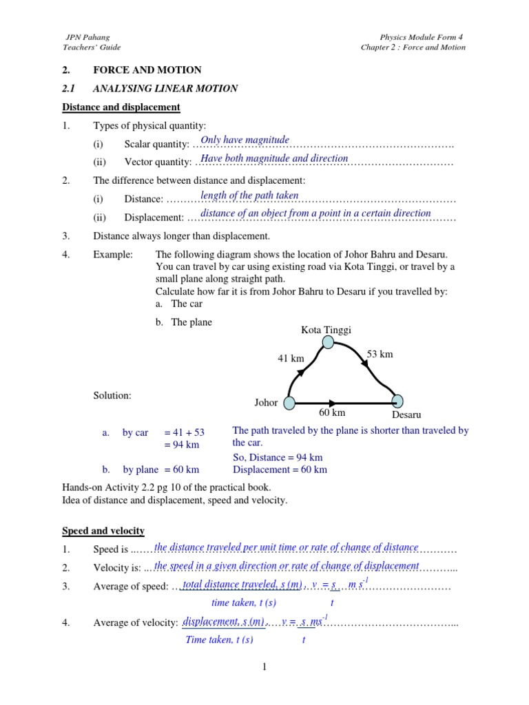 Force and Motion: Physics Guide | PDF | Gravity | Acceleration