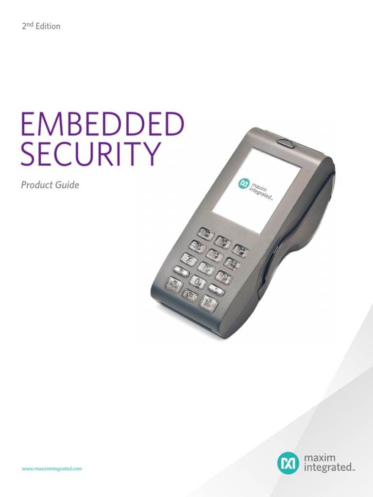 Embedded Security: Product Guide | PDF | Embedded System | Microcontroller