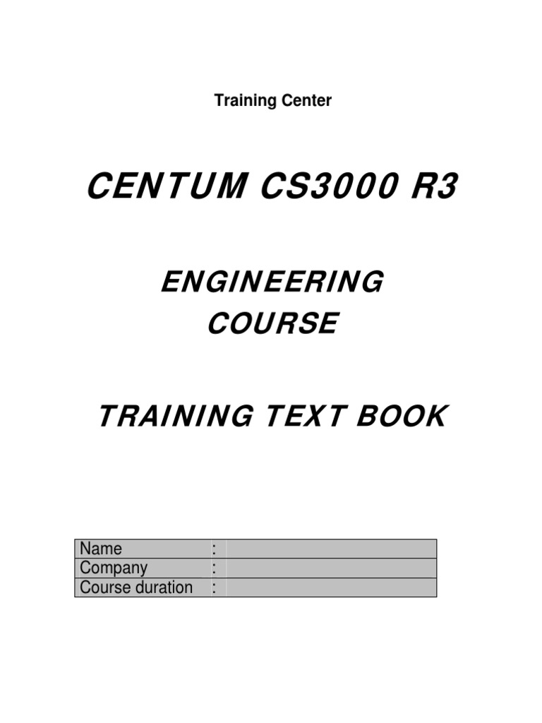 DCS YOKOGWA Engineering Eghblalpour-Libre | PDF | Control System | Feedback