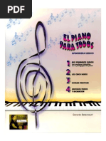 Ejercicios de Piano para Principiantes | PDF | Mano | Escala (música)