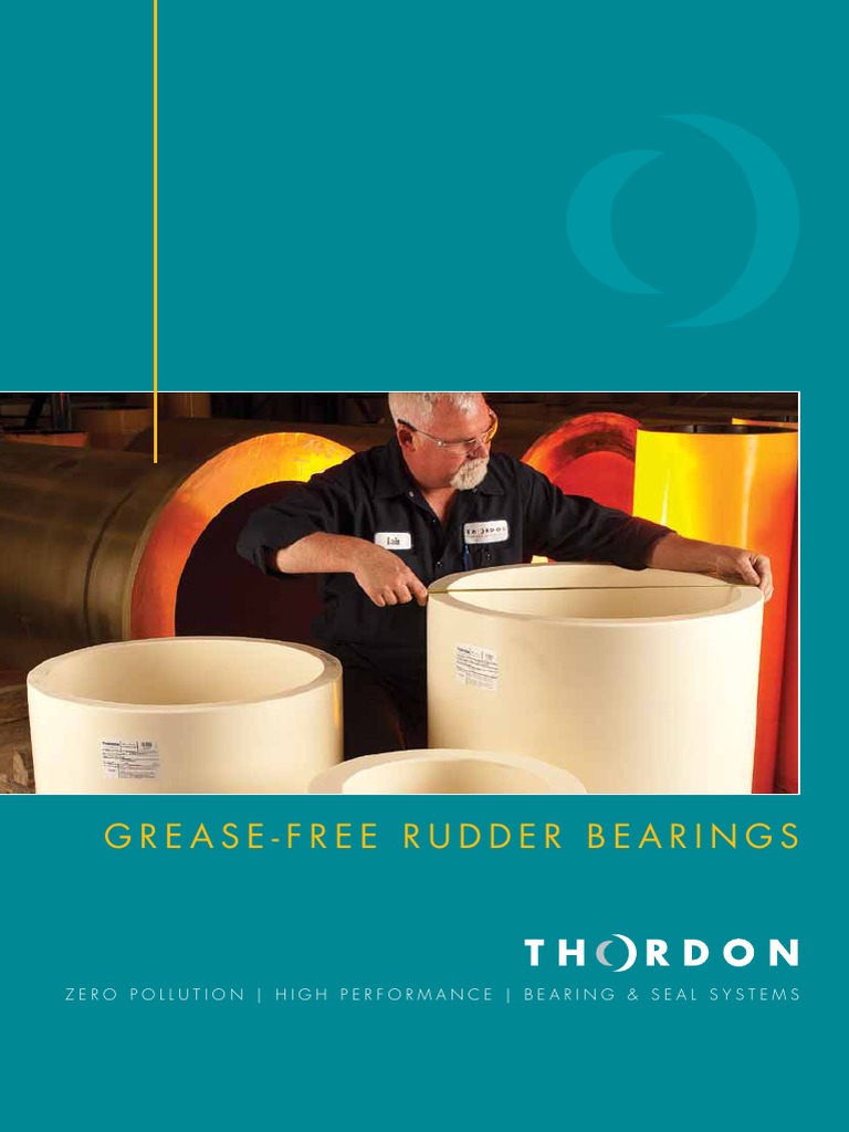 Thordon Rudder A4 | PDF | Bearing (Mechanical) | Rudder