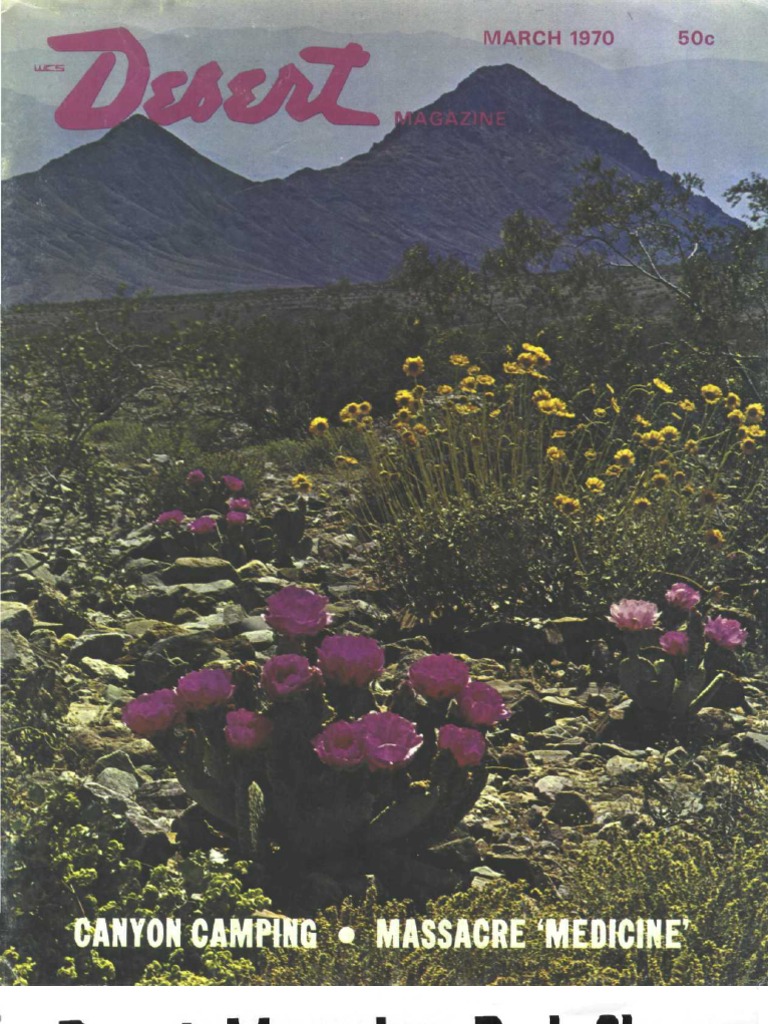Desert Magazine 1970 March | PDF | Lava | Volcano