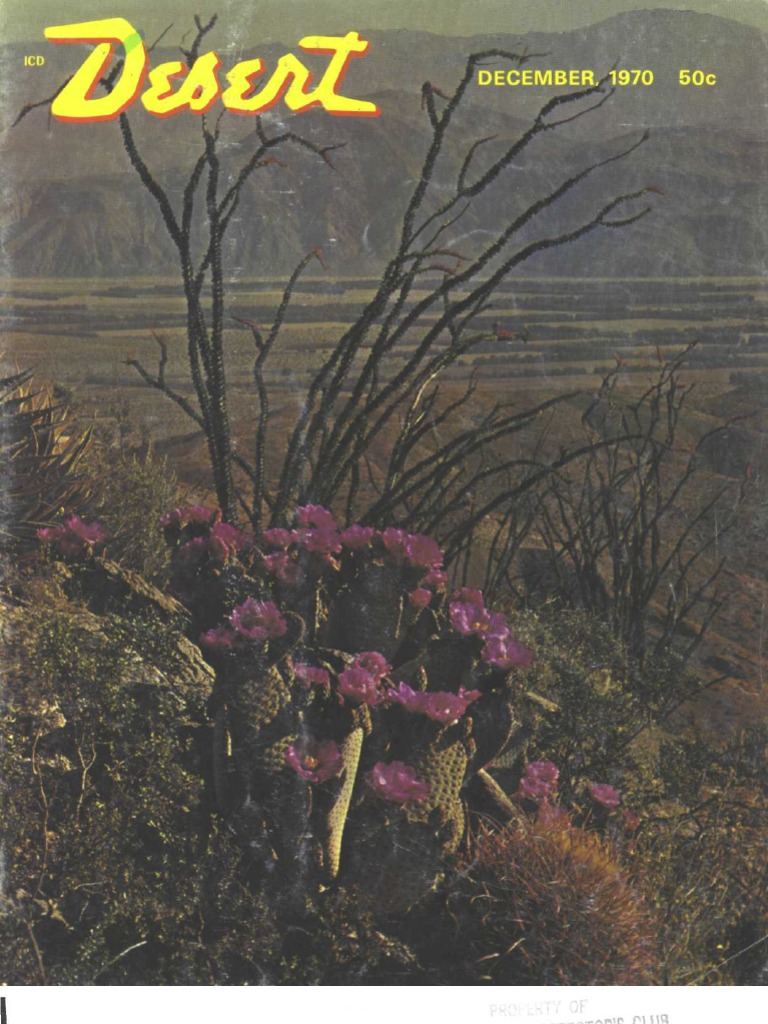 Desert Magazine 1970 December | PDF | Wyatt Earp | Books