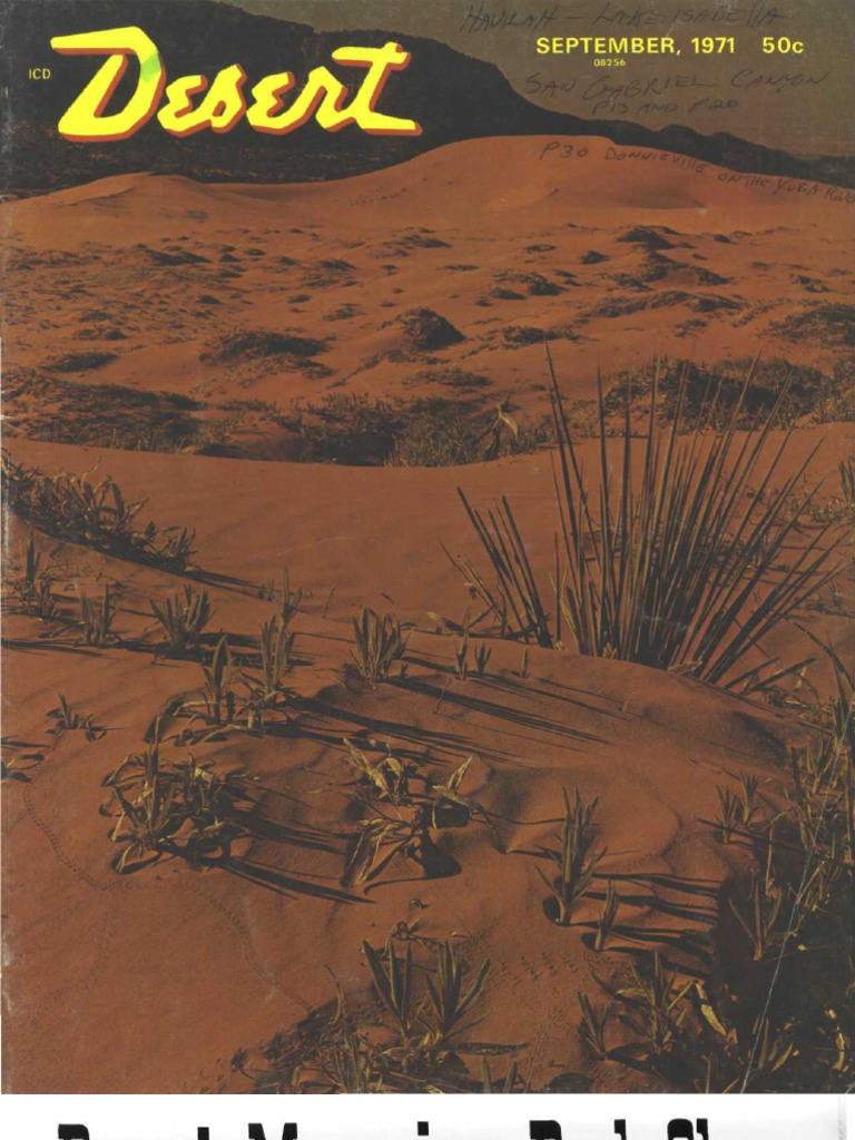 Desert Magazine 1971 September | PDF | Books | Mail