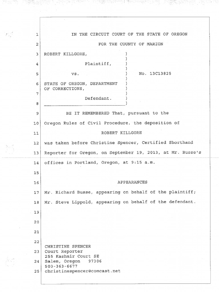 Deposition Transcripts | PDF