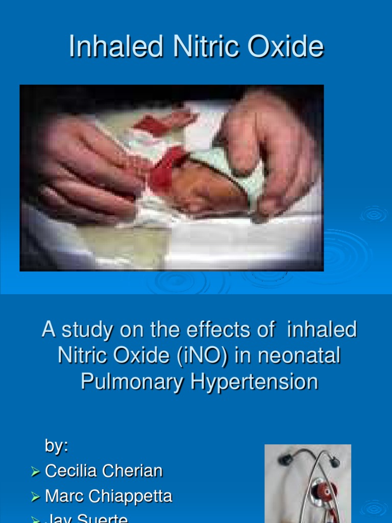Inhaled Nitric Oxide | PDF | Nitric Oxide | Hypoxia (Medical)