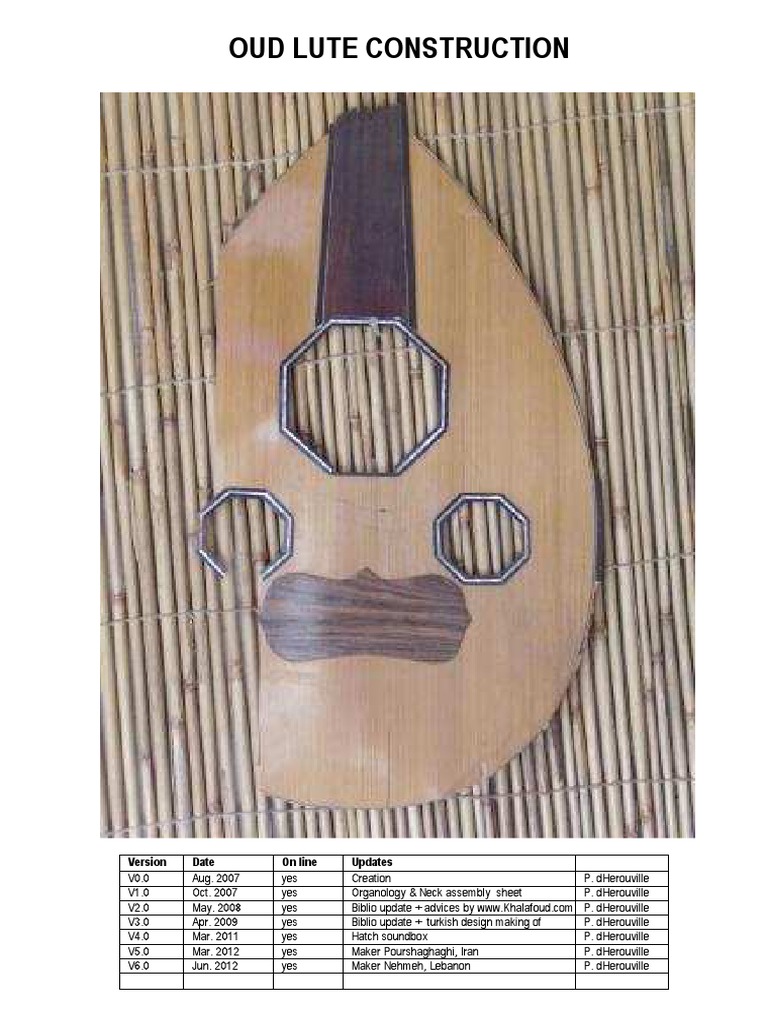 Process Oud | PDF | European Musical Instruments | Irish Musical ...