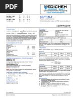 SGPT (ALT) - Kit Insert | PDF | Alanine Transaminase | Lactate Dehydrogenase