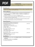 World Bank CV Format | PDF | Computing | Software