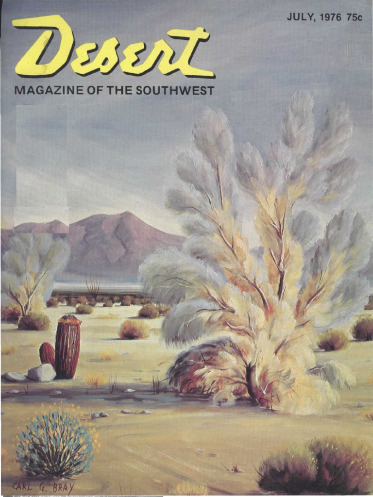 Desert Magazine 1976 July | PDF | California | Western United States