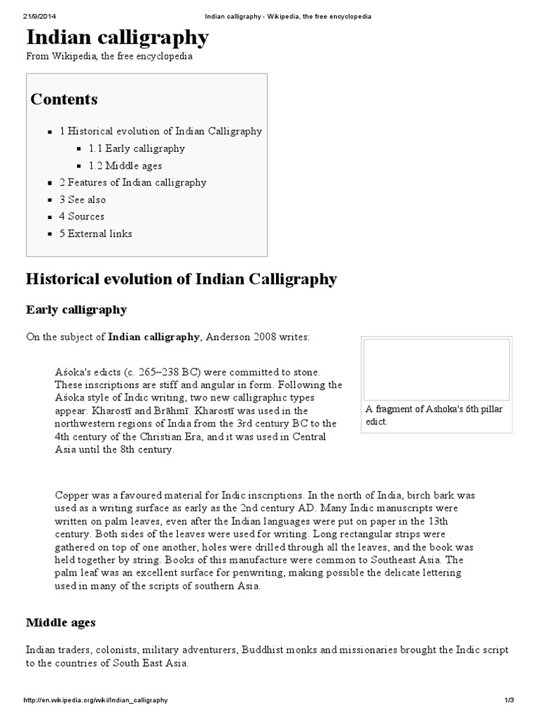 Indian Calligraphy | Download Free PDF | Calligraphy | Writing