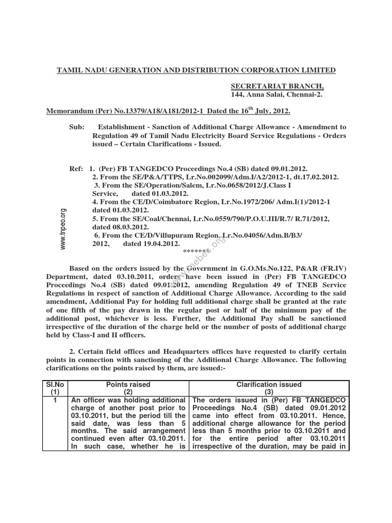 Additional Charge Clarification | PDF | Government Information | Social ...