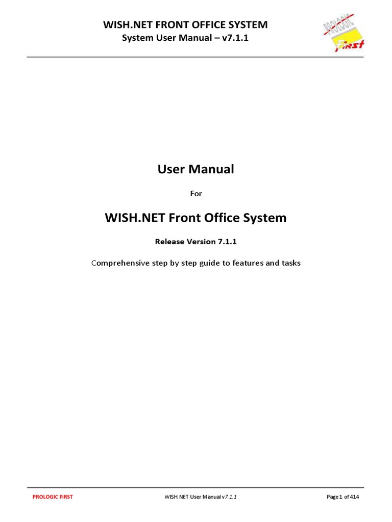Wish Net User Manual | PDF | Point Of Sale | Financial Transaction