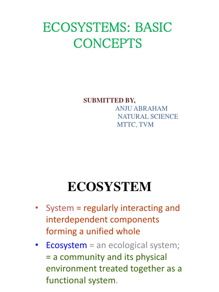 Ecosystem | PDF | Food Web | Ecosystem