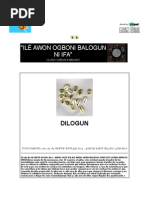 Dilo Gun | PDF | Santeria | Religión étnica