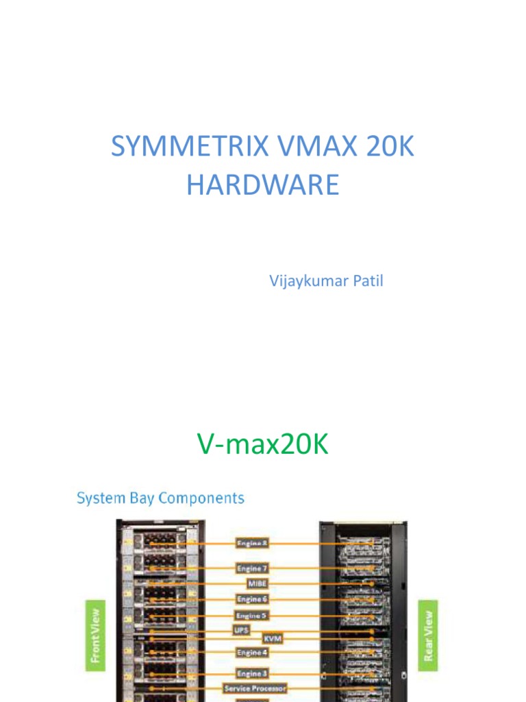 Symmetrix Vmax 20k Hardware | PDF