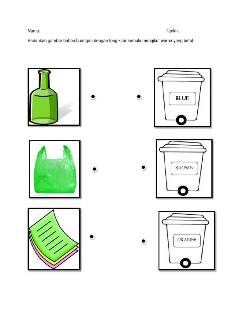Lembaran Kerja Kitar Semula Averynjk - Riset