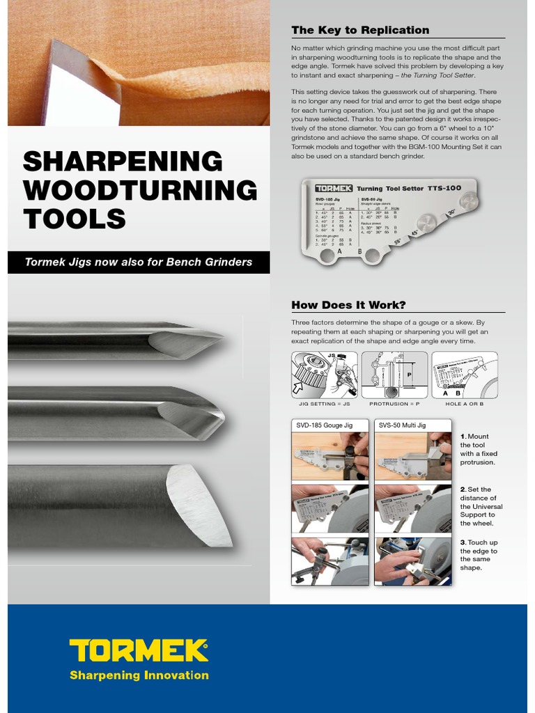 Sharpening Woodturning Tools | PDF | Grinding (Abrasive Cutting) | Mill ...