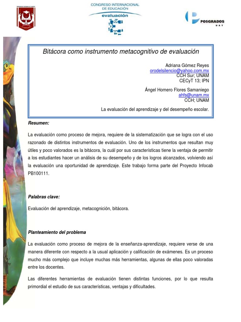 Bitacora COL | Evaluación | Aprendizaje