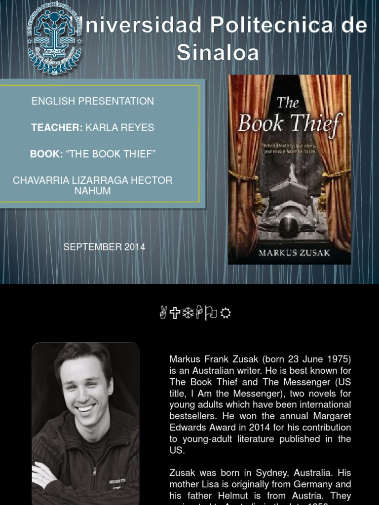 The Book Thief - English Presentation | PDF | Novels