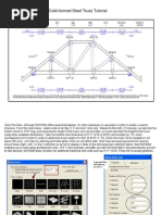 SAP2000 V20 Truss Analysis Guide | PDF | Truss | Young's Modulus