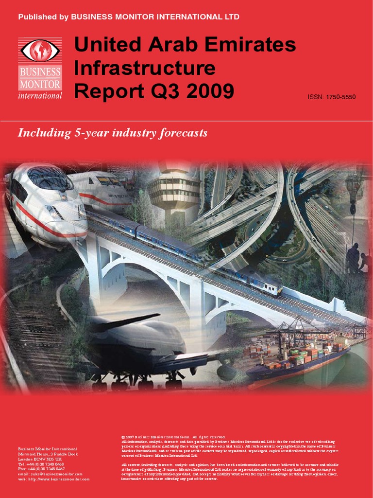 United Arab Emirates Infrastructure Report Q3 2009 | PDF | United Arab ...