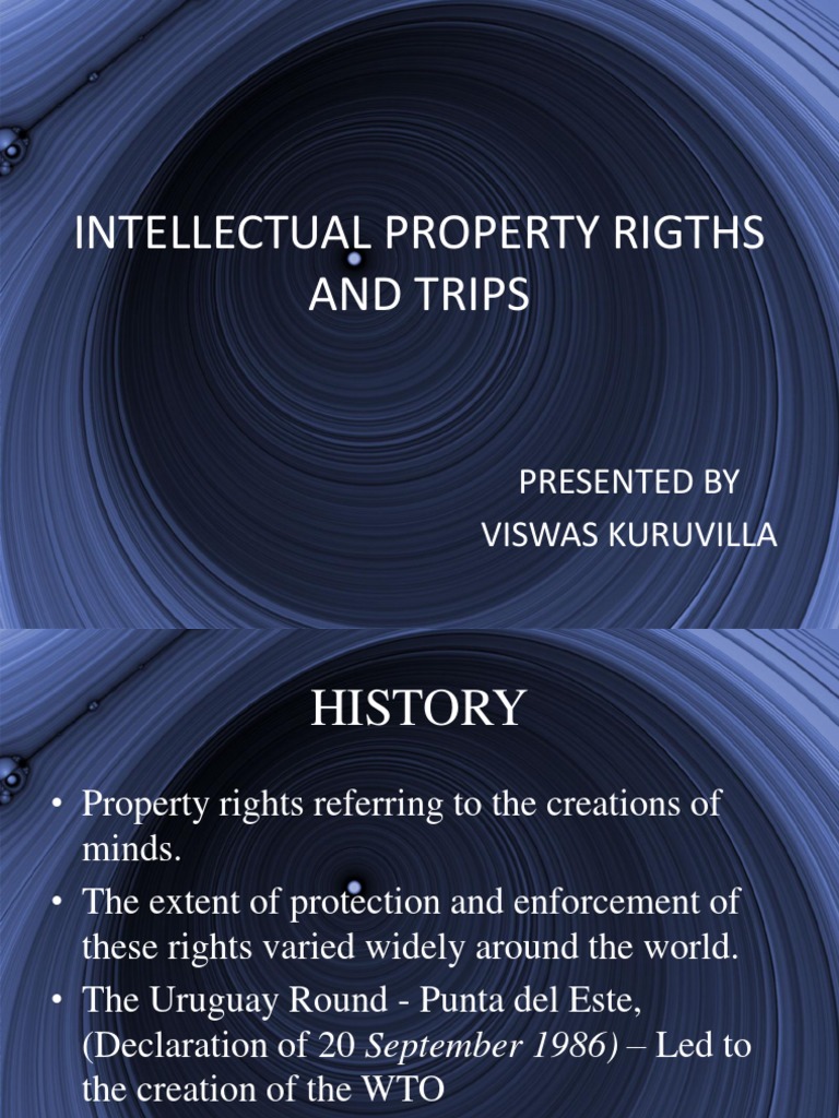 Understanding TRIPS and IP Rights | PDF | Trips Agreement | Patent