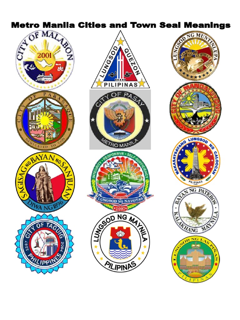 The Official Seal of Makati City Depicts a Silhouette of the Territory ...